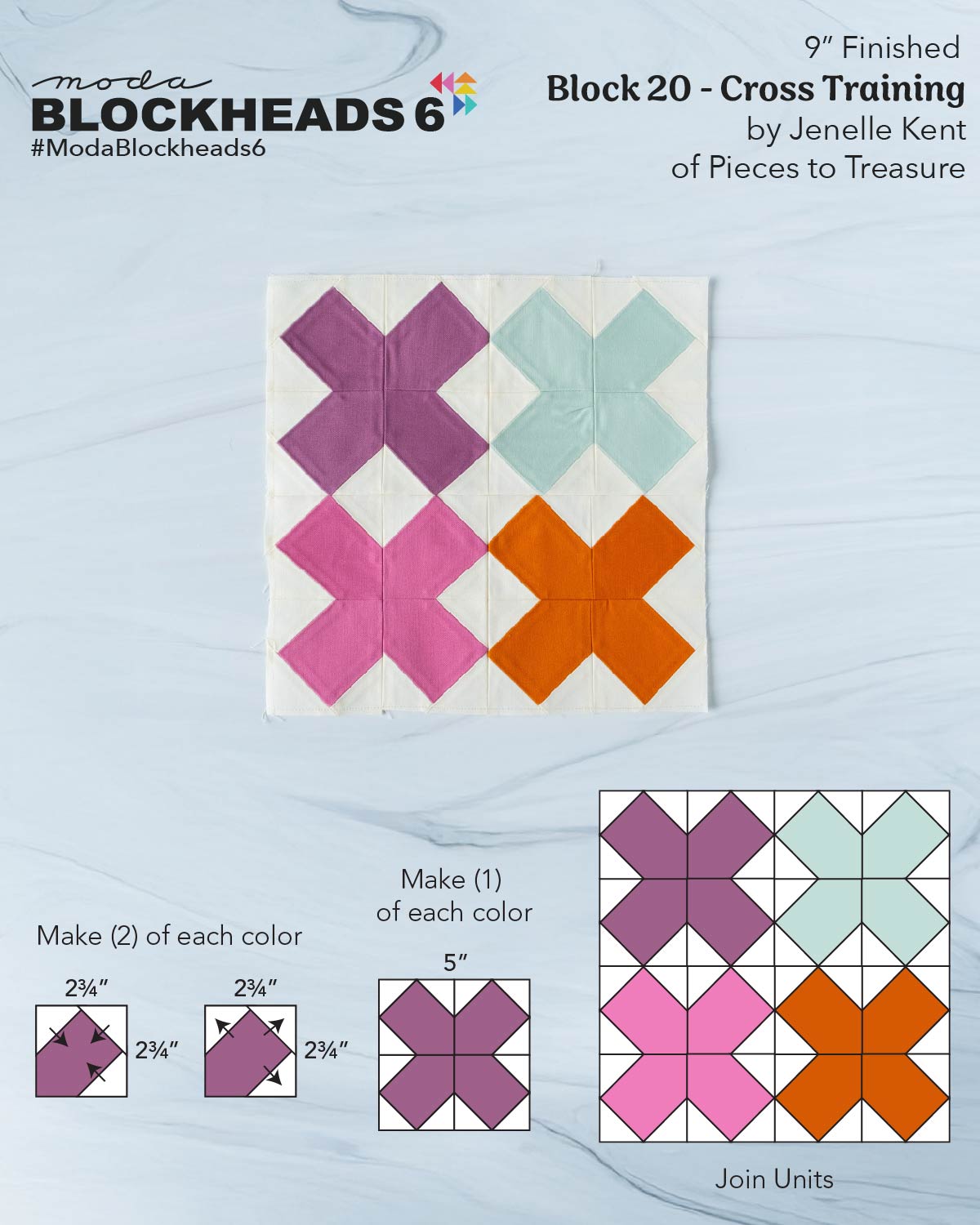 Blockheads6 – Block 20 – Jenelle Kent | modafabrics.com
