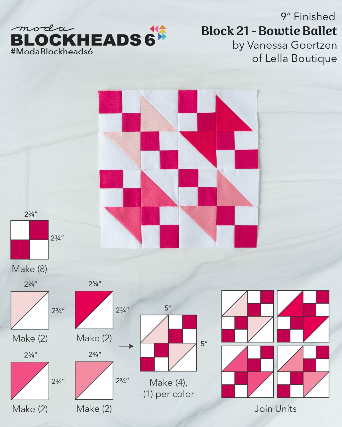 Blockheads6 – Block 21 – Vanessa Goertzen | modafabrics.com