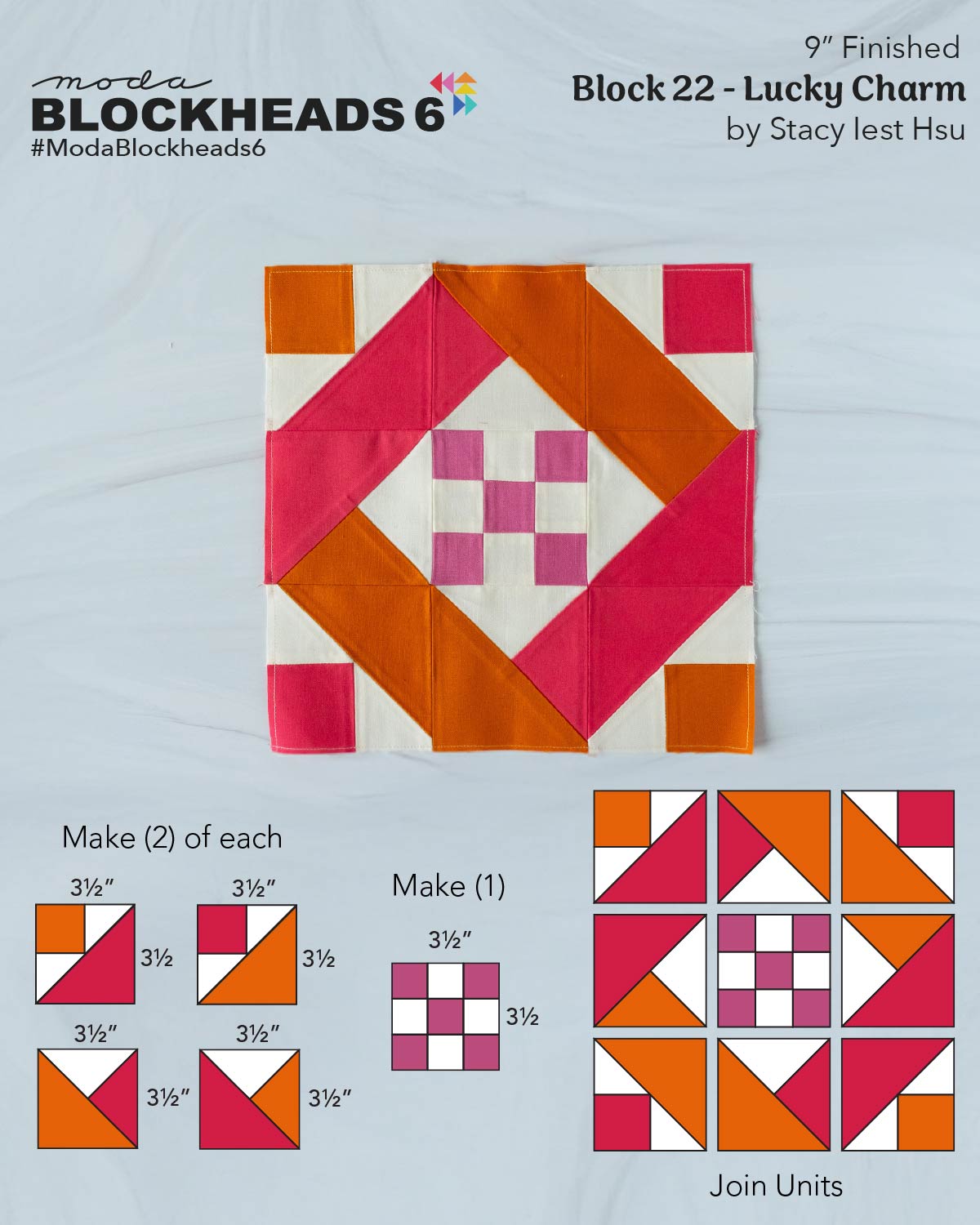 Blockheads6 – Block 22 – Stacy Iest Hsu | modafabrics.com